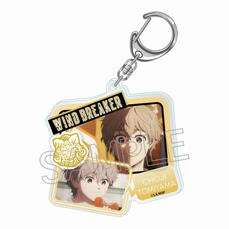 (Goods - Key Chain) WIND BREAKER Collage Acrylic Key Chain Choji Tomiy