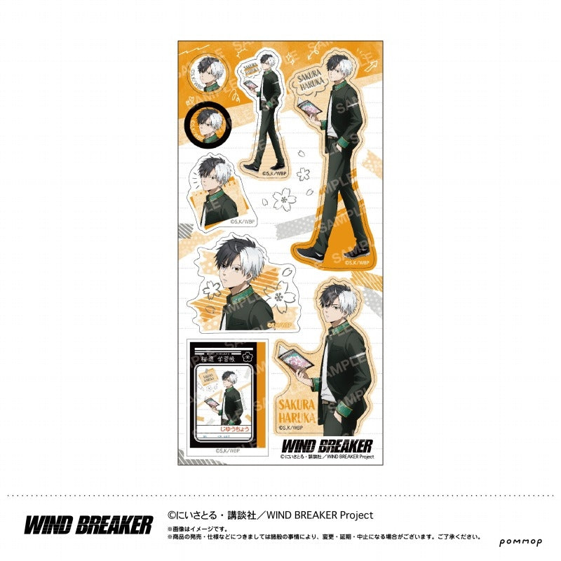 (Goods - Sticker) WIND BREAKER Sticker "Study Group on the Roof" (A Ha