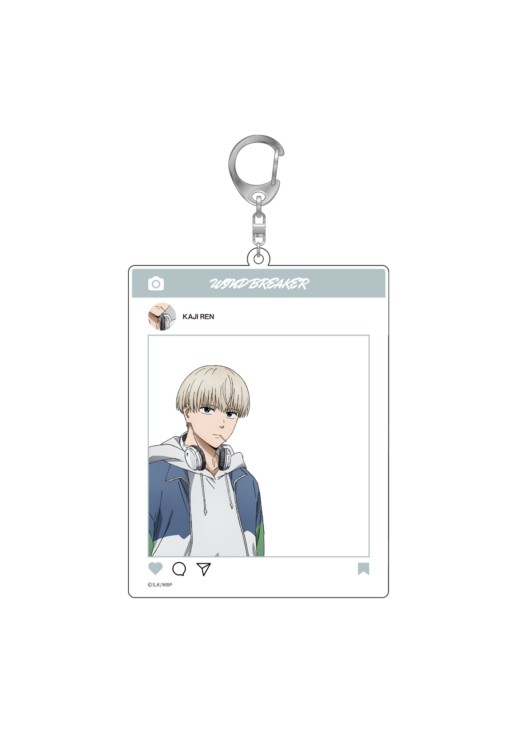 (Goods - Key Chain) WIND BREAKER Social Media Style Acrylic Key Chain