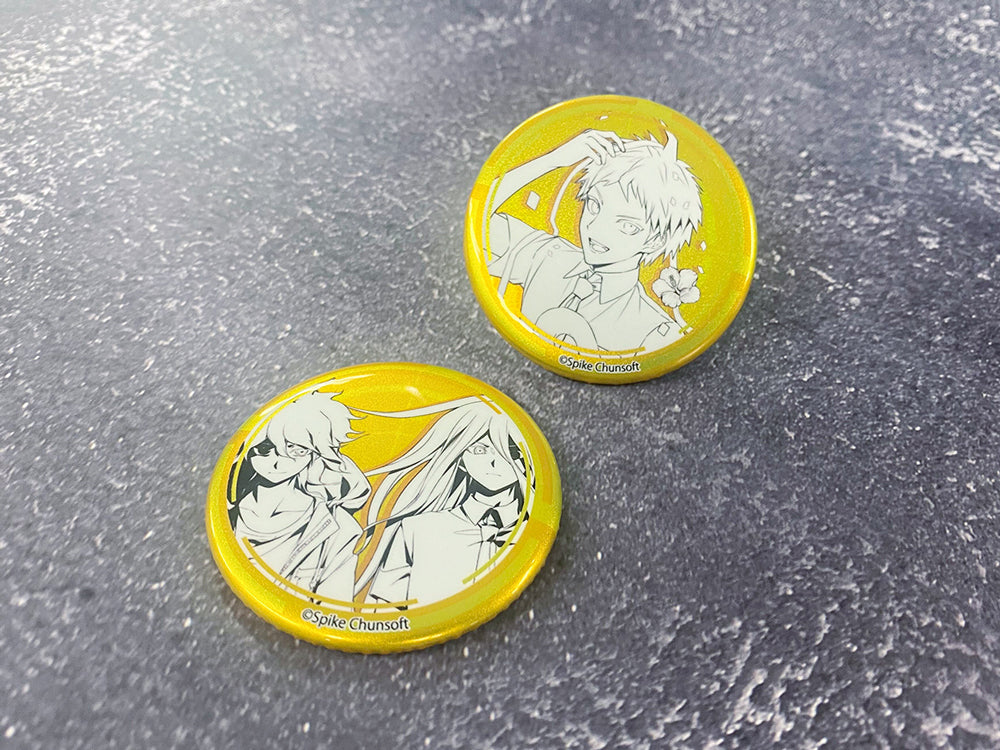 【animate】(1BOX=9)(Goods - Badge) Danganronpa 2: Goodbye Despair x mixx garden Metallic Button ...