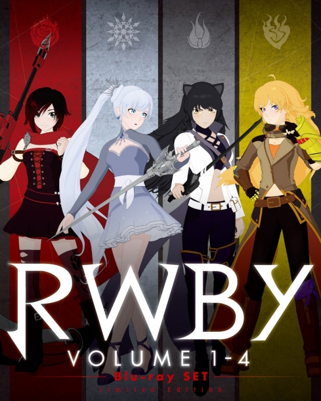 【animate】(Blu-ray) RWBY Web Series Volume 1-4 Blu-ray SET【official ...